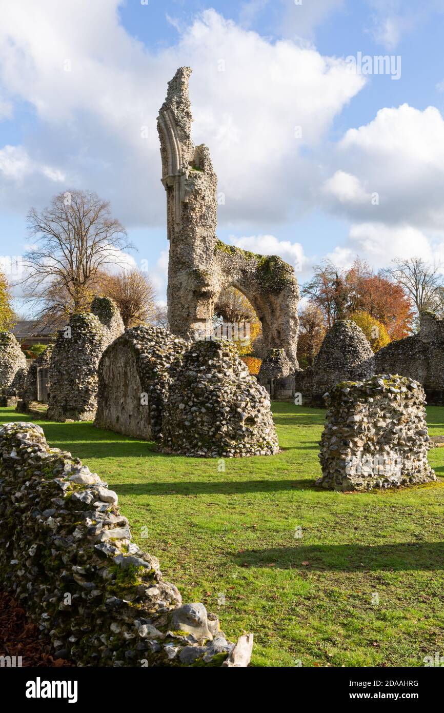 The Priory of Our Lady of Thetford, a Medieval Cluniac monastery ...