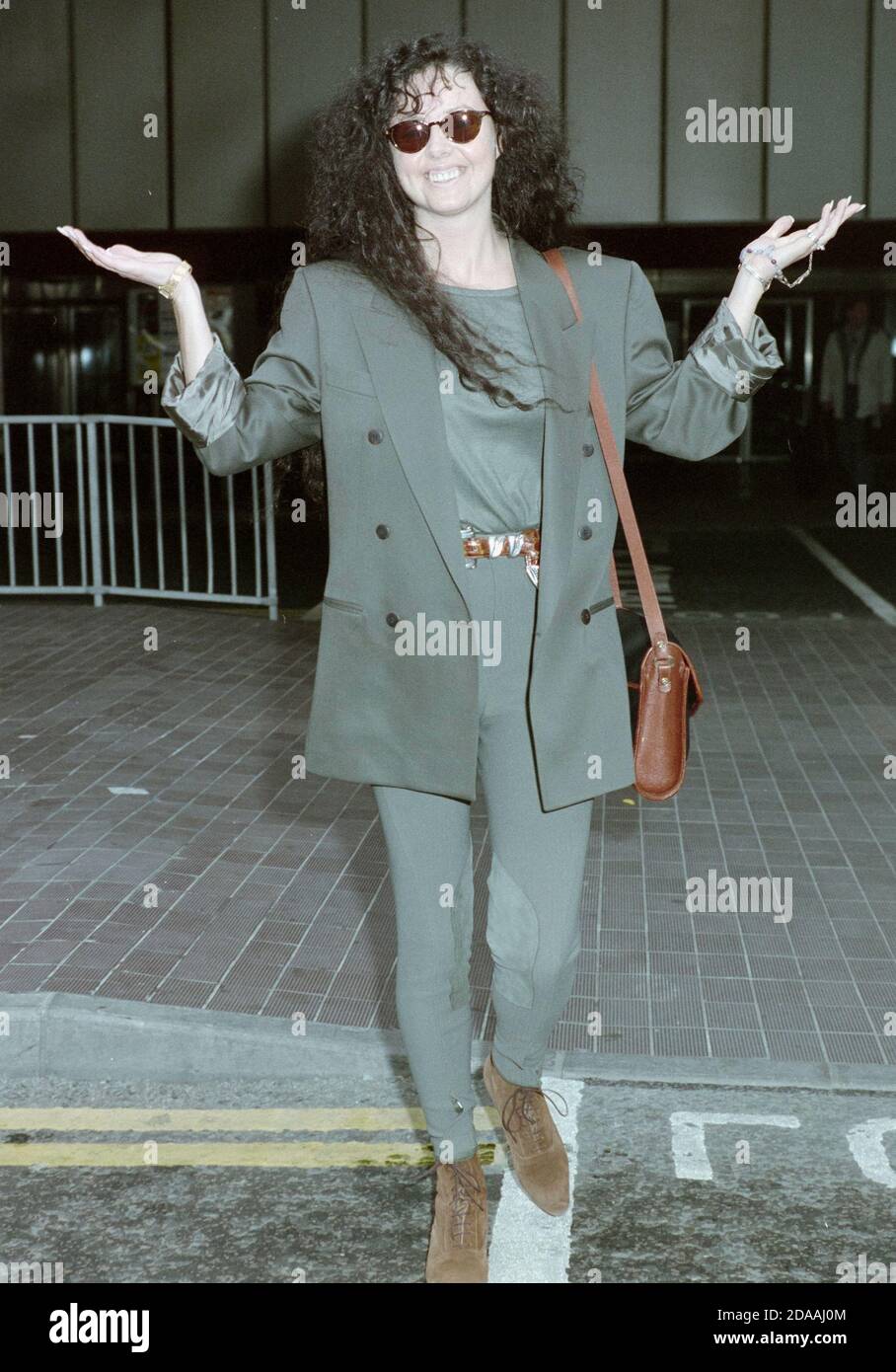 British classical crossover soprano, singer Sarah Brightman at London ...