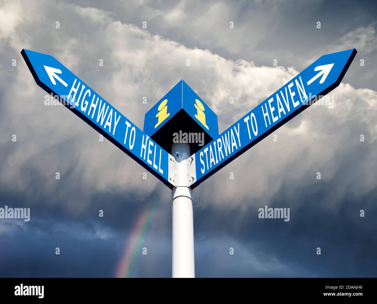 Heaven Hell Road High Resolution Stock Photography and Images - Alamy