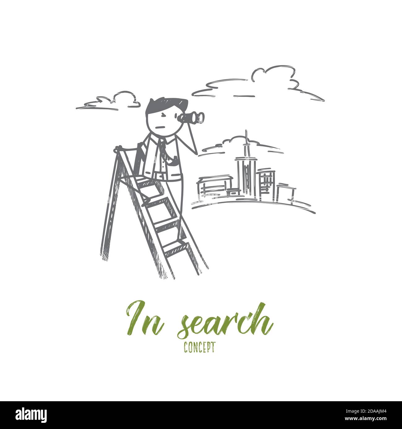 An afar man Stock Vector Images - Alamy