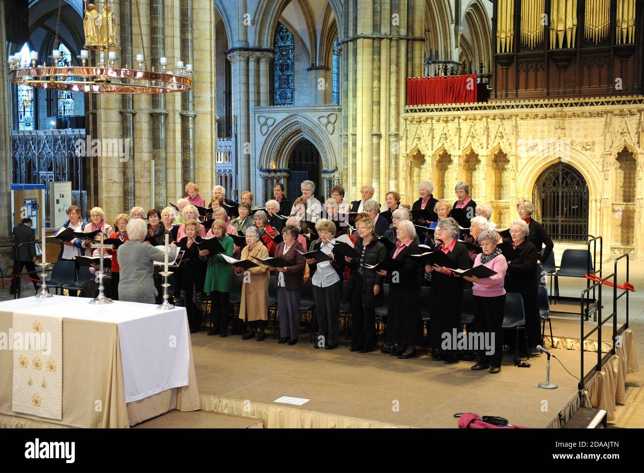 Townswomen's Guild annual Christmas carol concert at Lincoln Cathedral ...