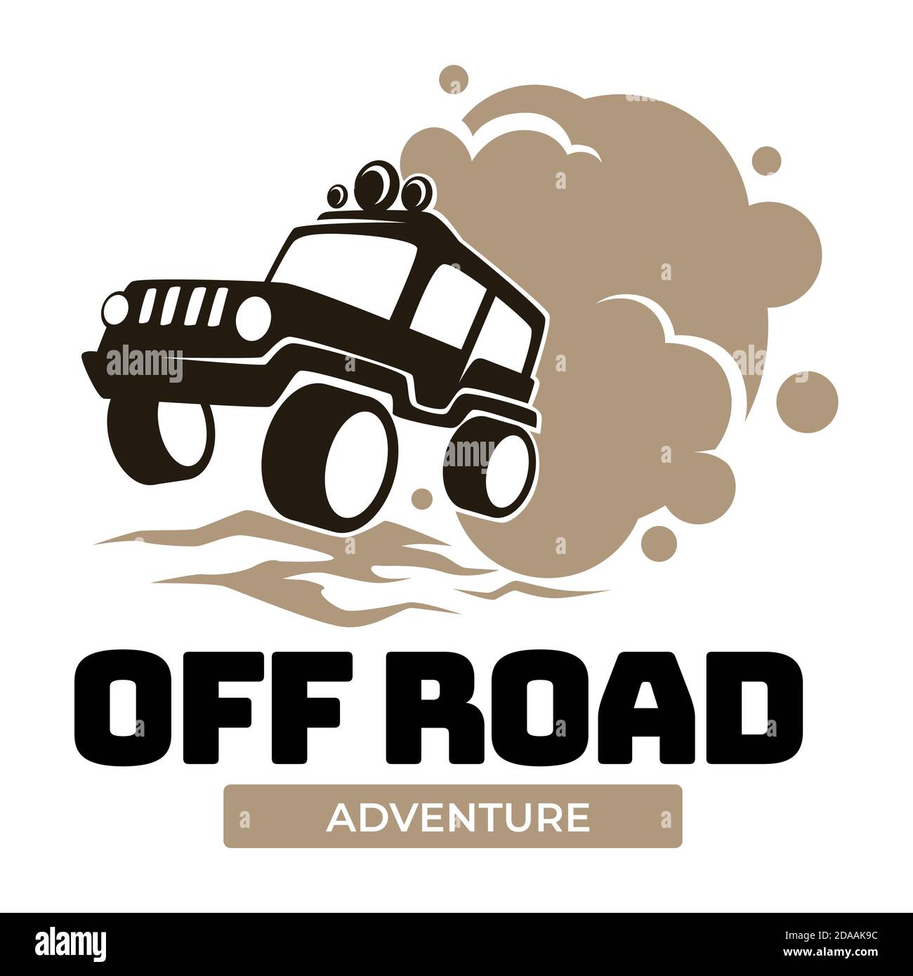 Car Muddy Road Stock Vector Images - Alamy