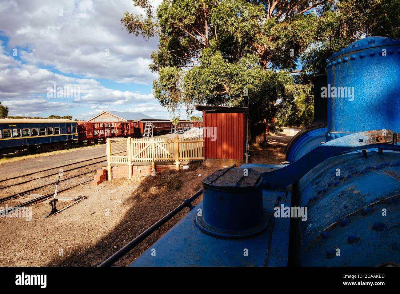 Maldon Train Station in Victoria Australia Stock Photo - Alamy