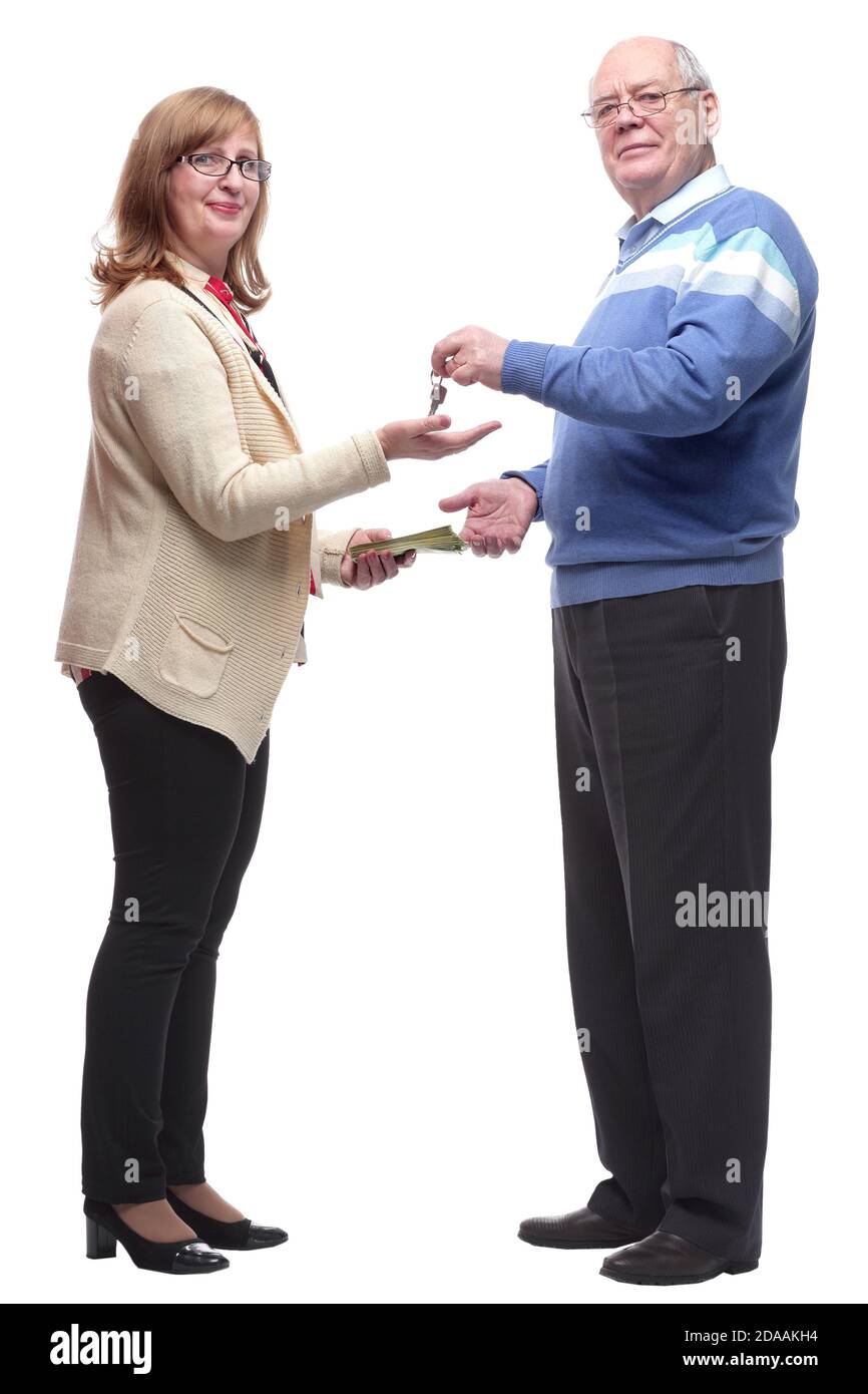 Couple at estate agent Cut Out Stock Images & Pictures - Alamy