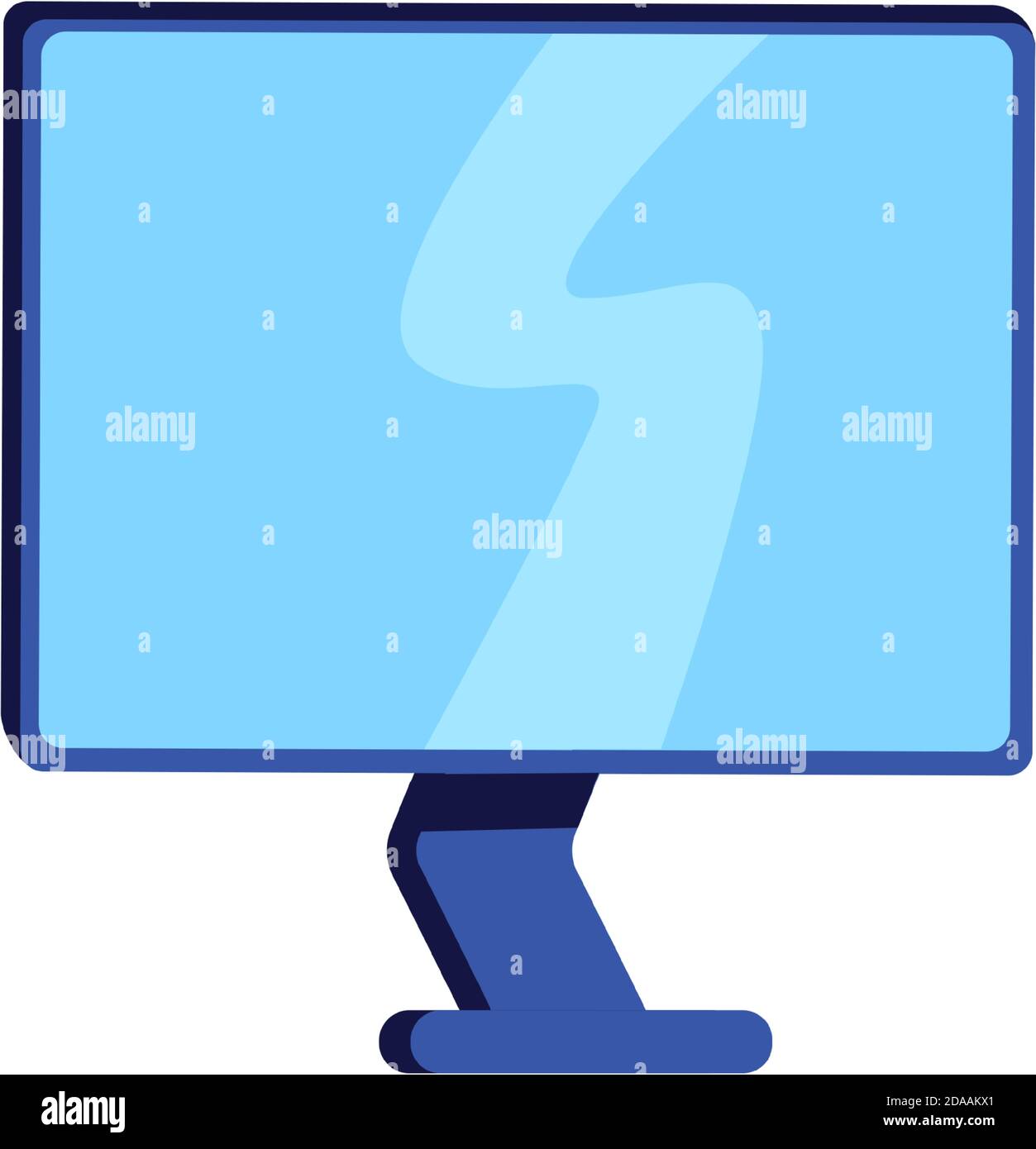 Monitor screen, computer animation Cut Out Stock Images & Pictures - Alamy