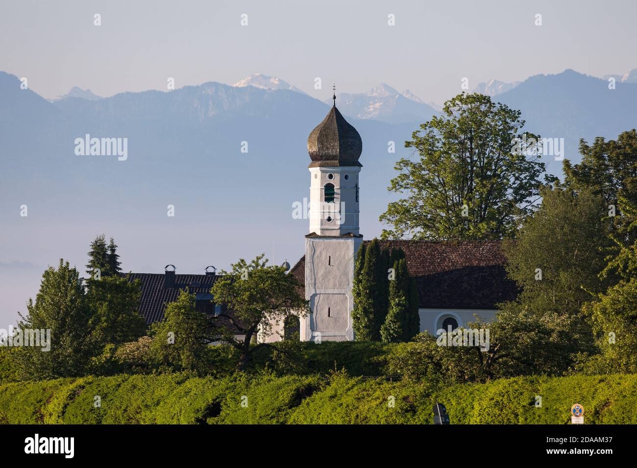 geography / travel, Germany, Bavaria, Tutzing, church St. Nicholas ...