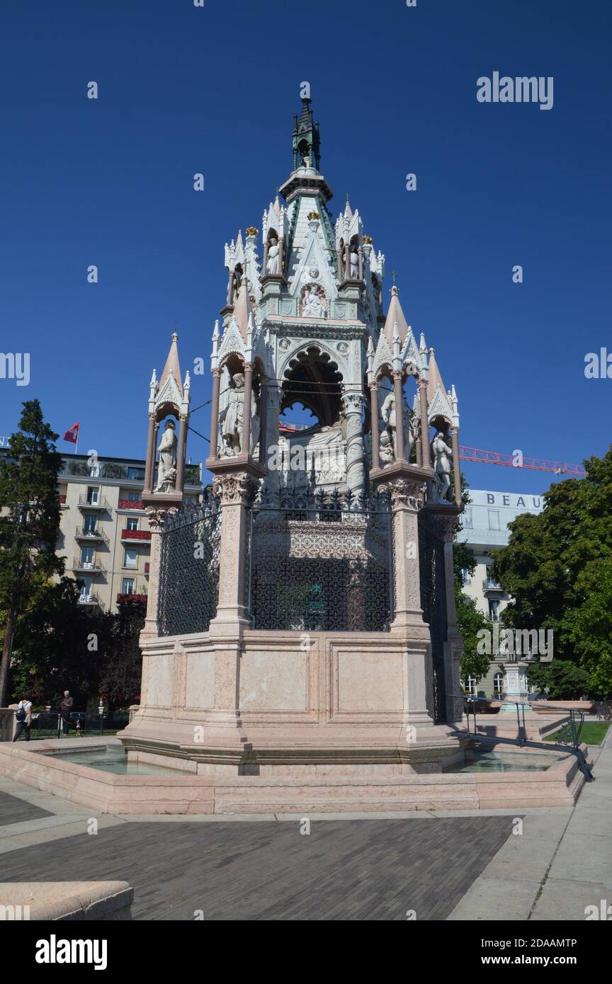 The Brunswick Monument in Geneva, Switzerland Stock Photo - Alamy