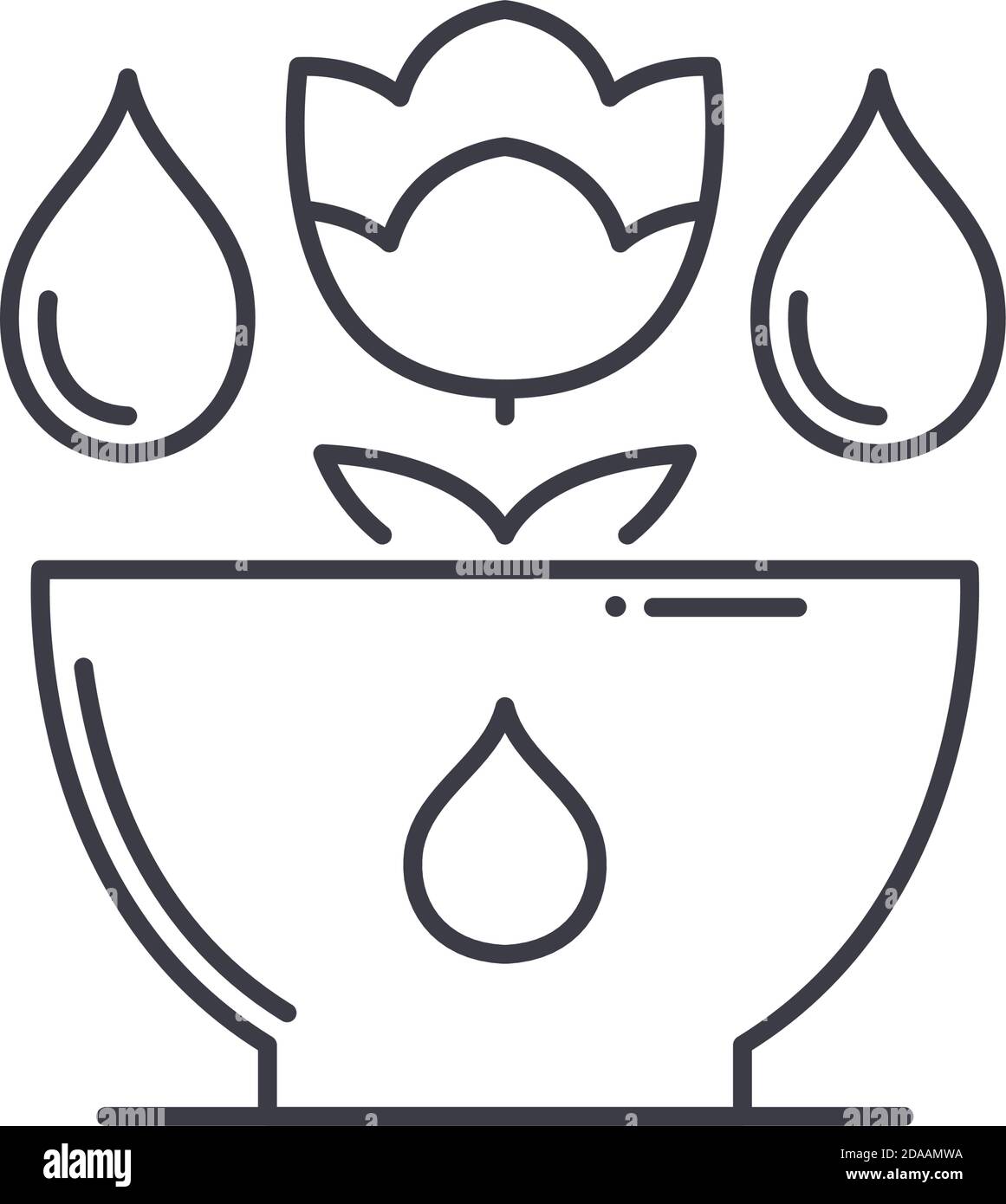 Aroma icon, linear isolated illustration, thin line vector, web design ...