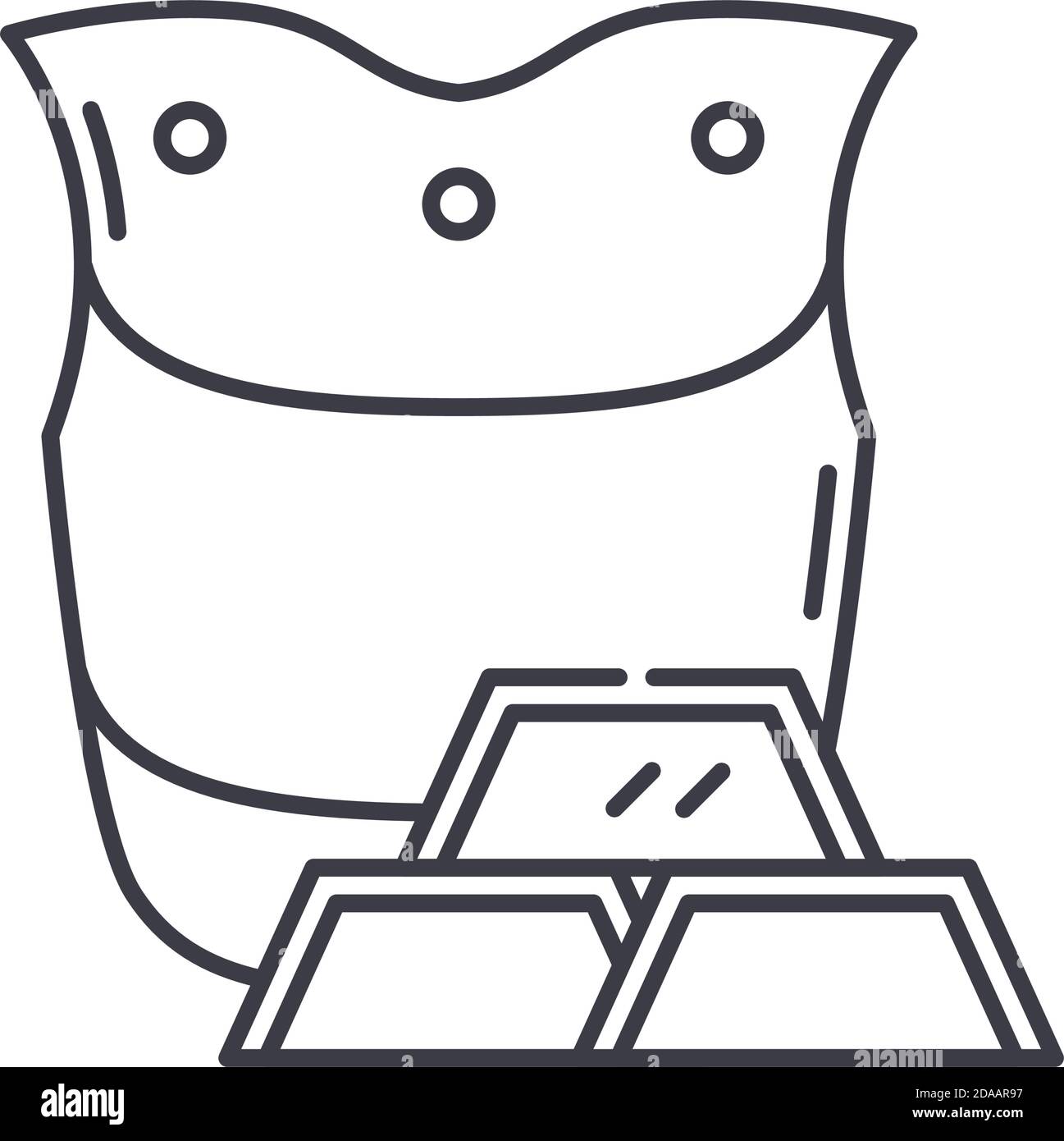 Gold Outline Design High Resolution Stock Photography and Images - Alamy