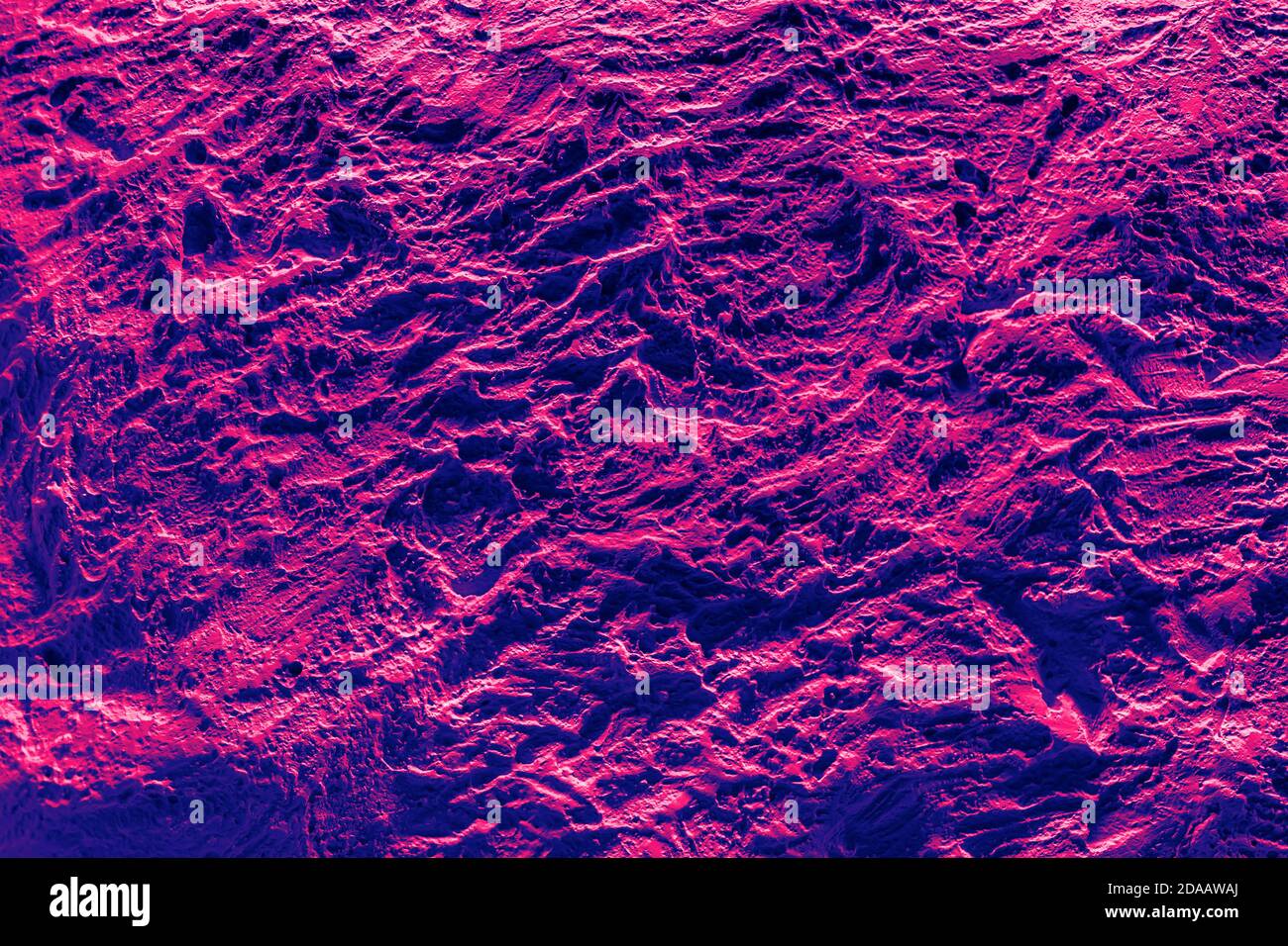 Texture of decorative plaster on concrete wall in trendy neon colors ...