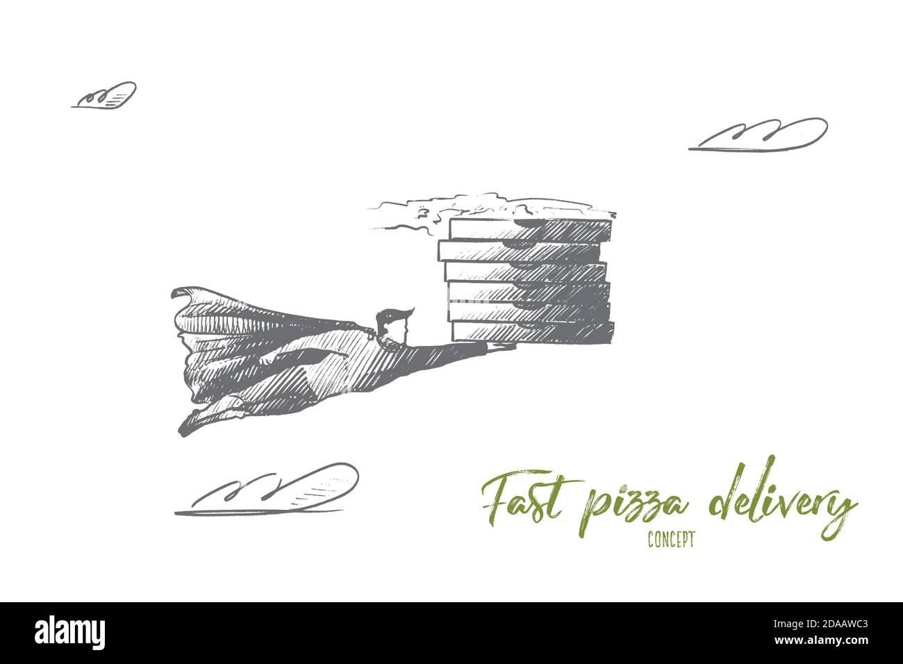 Courier service super fast Stock Vector Images - Alamy