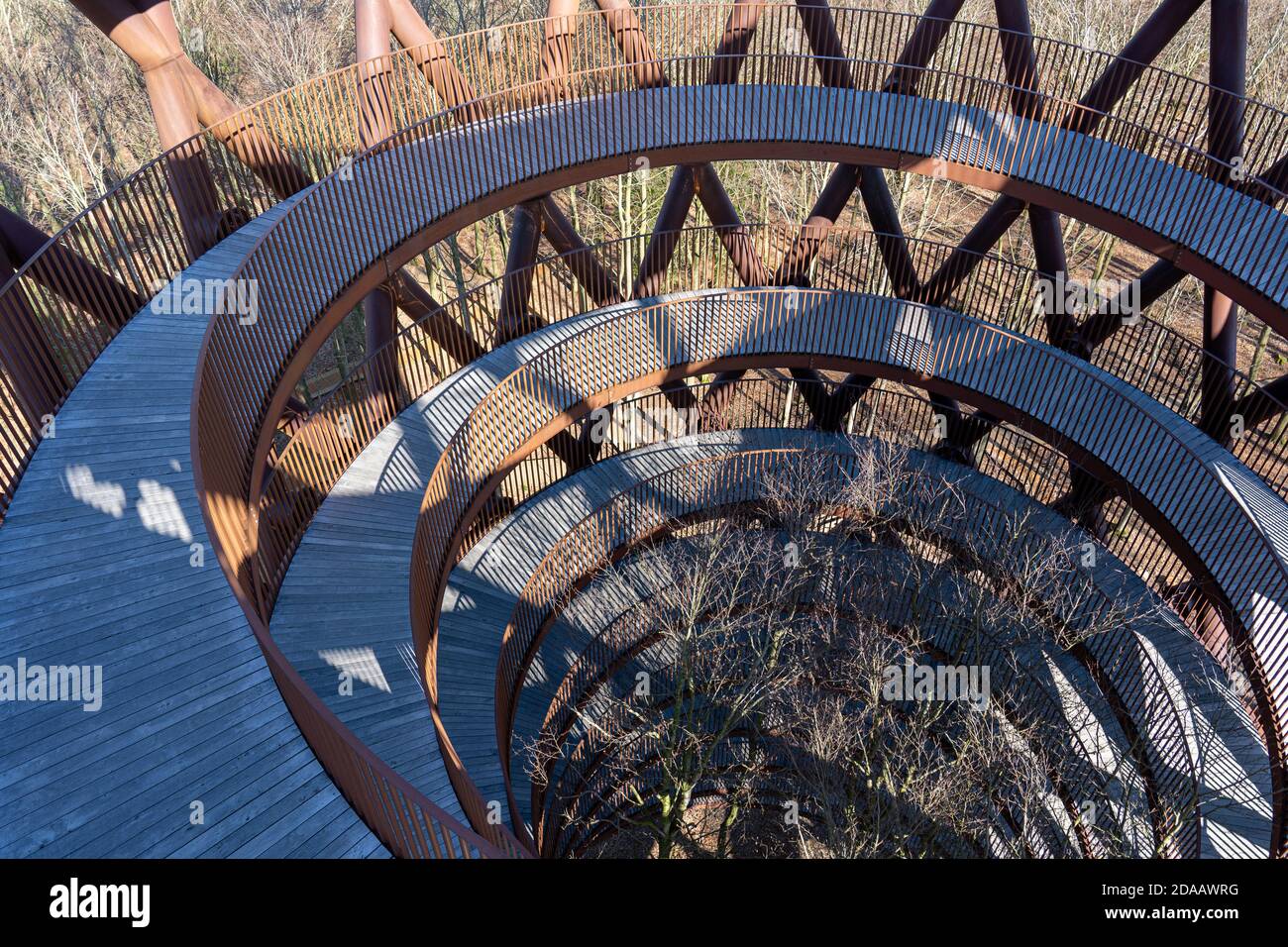 Camp Adventure Forest Tower Stock Photo - Alamy