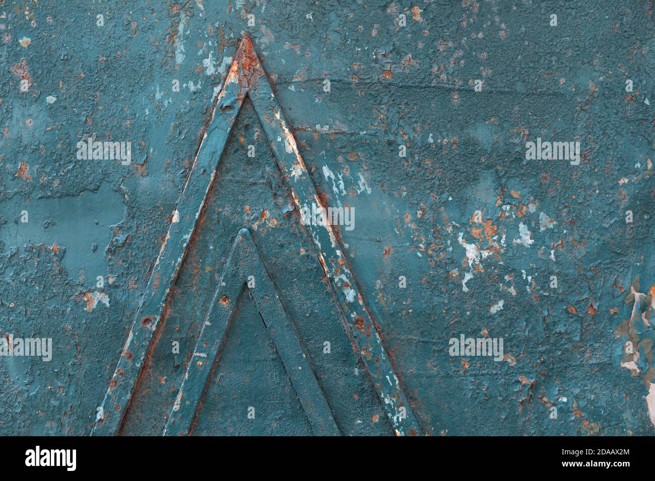 Texture of the old paint on rusty metal wall Stock Photo - Alamy