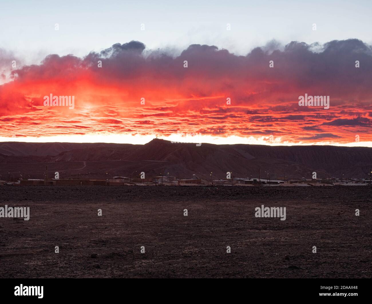 The Atacama Desert is a hyper-arid region located in Chile in South ...
