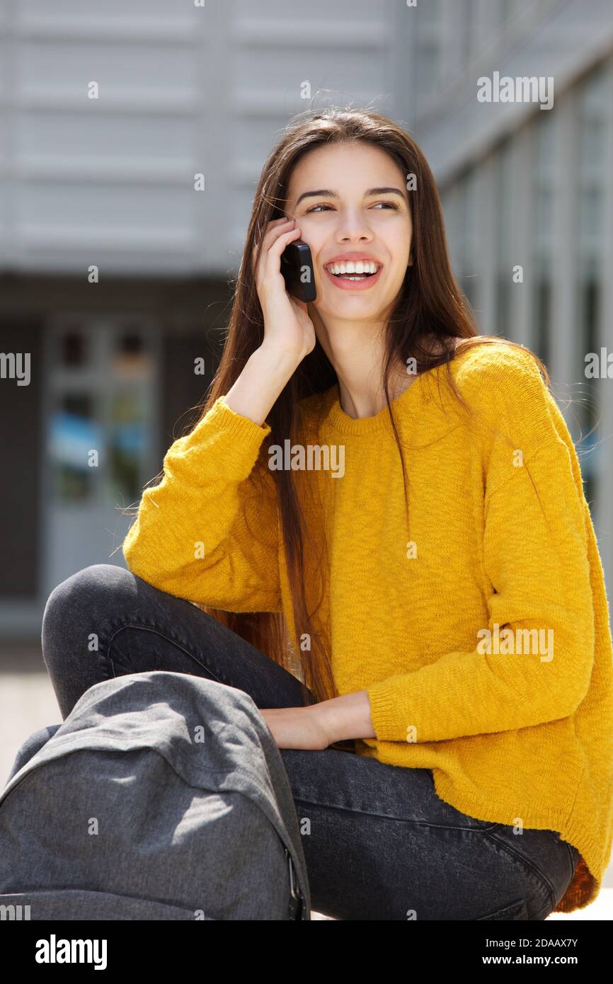 Female model talking on hi-res stock photography and images - Alamy
