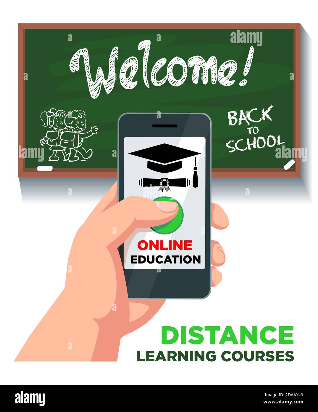 Keep learning vector vectors hi-res stock photography and images - Alamy