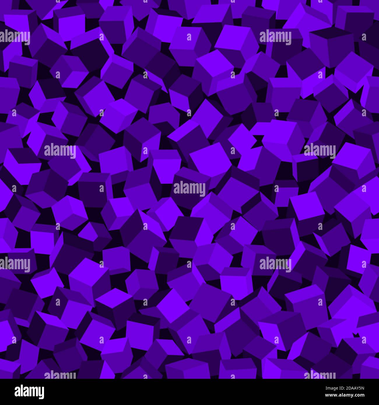 Abstract image of purple cubes background. Seamless pattern vector ...