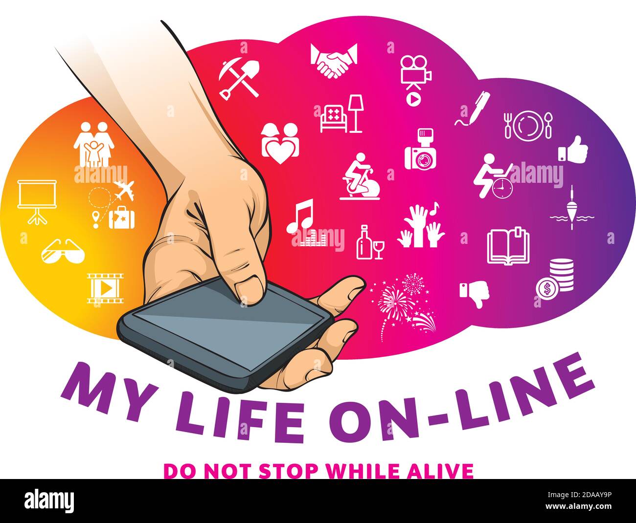 Motto float Stock Vector Images - Alamy