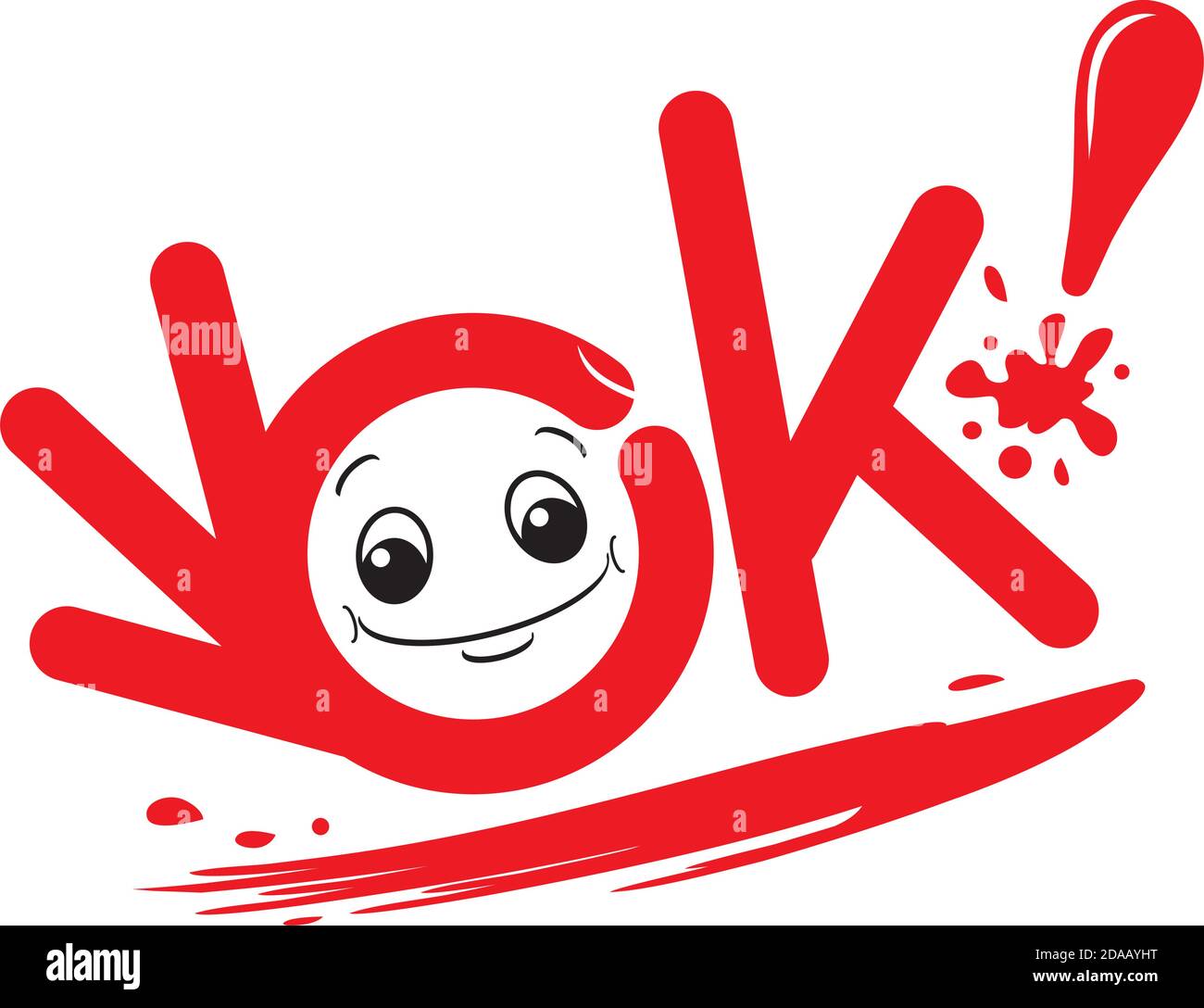OK emotion smile icon Stock Vector Image & Art - Alamy