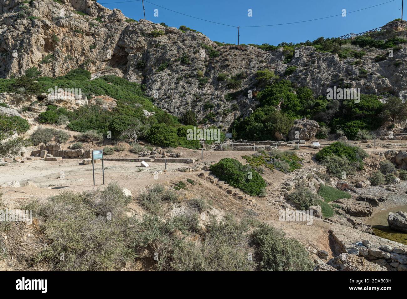 The sanctuary of Hera Akraia - Limenia. Perachora Corinthia Greece ...