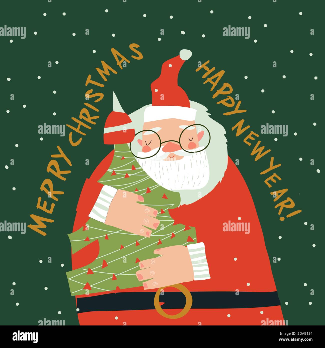 Hugging tree funny Stock Vector Images - Alamy