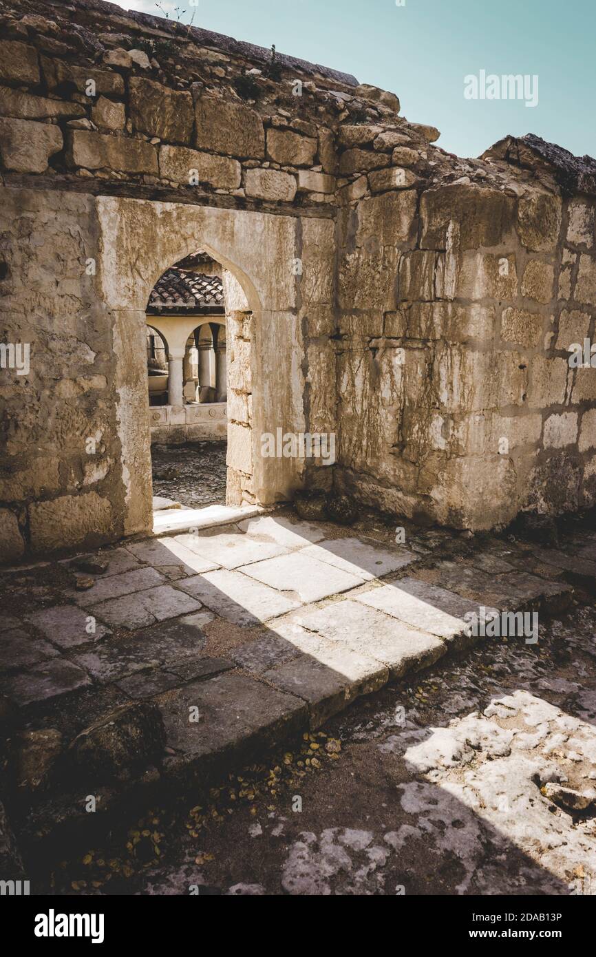 Old ancient arc, construction of Kenesa made by Karaite community ...