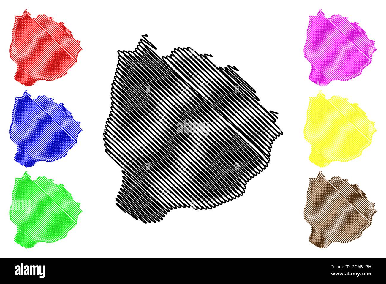 Abia vector outline map vector vectors hi-res stock photography and ...