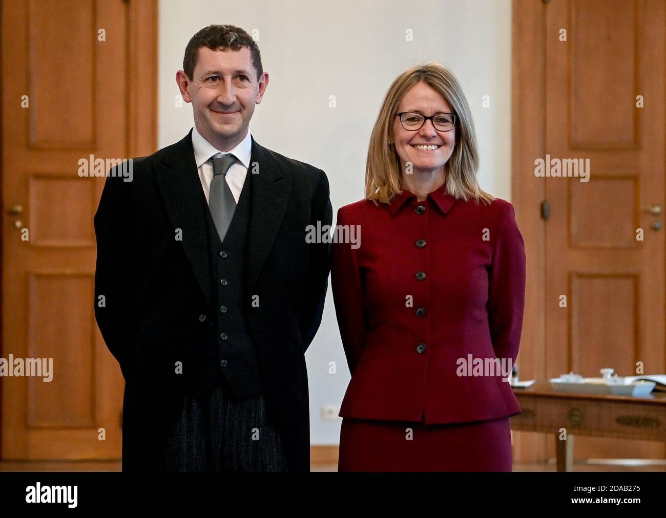 11 November 2020, Berlin: Jill Gallard, Ambassador of the United ...