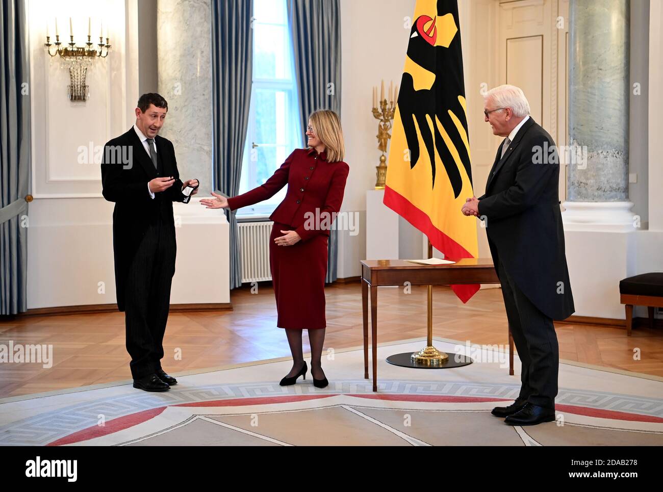 11 November 2020, Berlin: Jill Gallard, Ambassador of the United ...