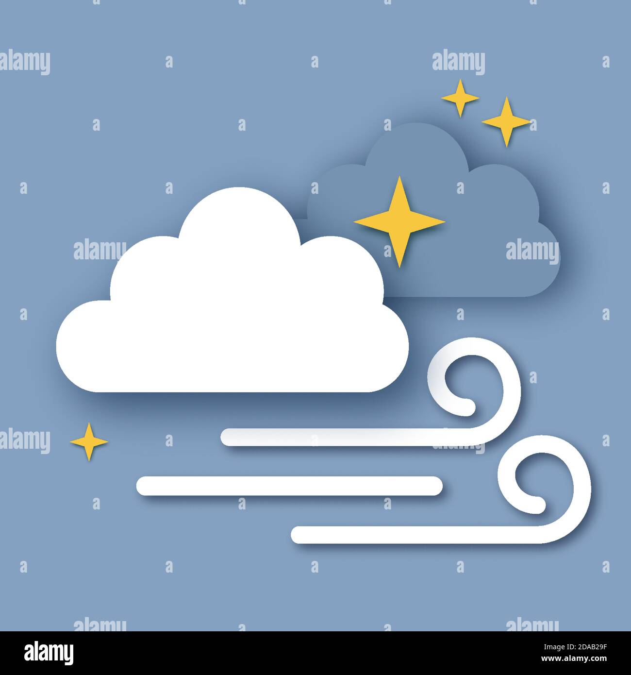 Puffy Sky Stock Vector Images - Alamy