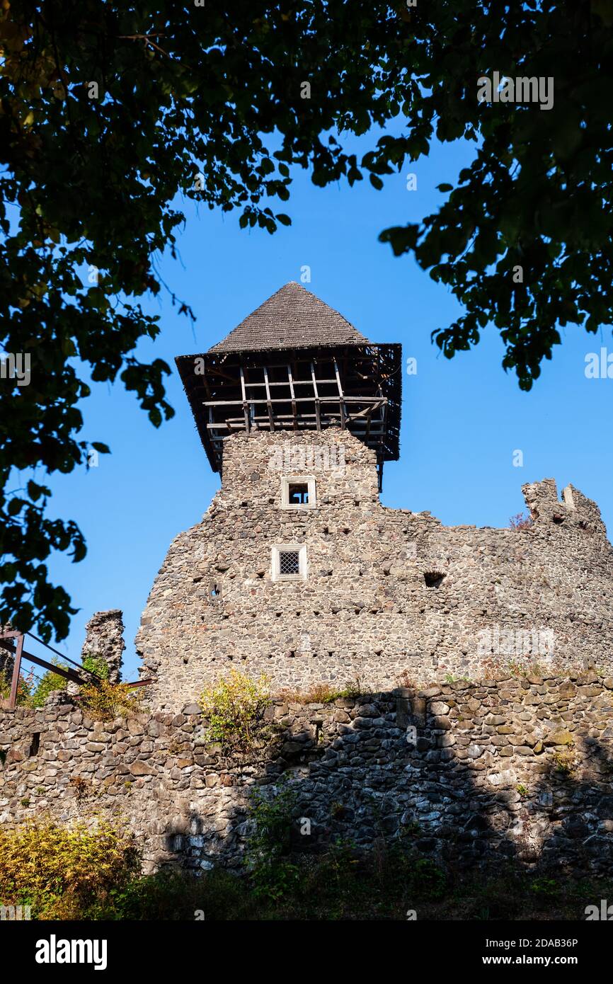 Ruins nevitsky castle hi-res stock photography and images - Alamy