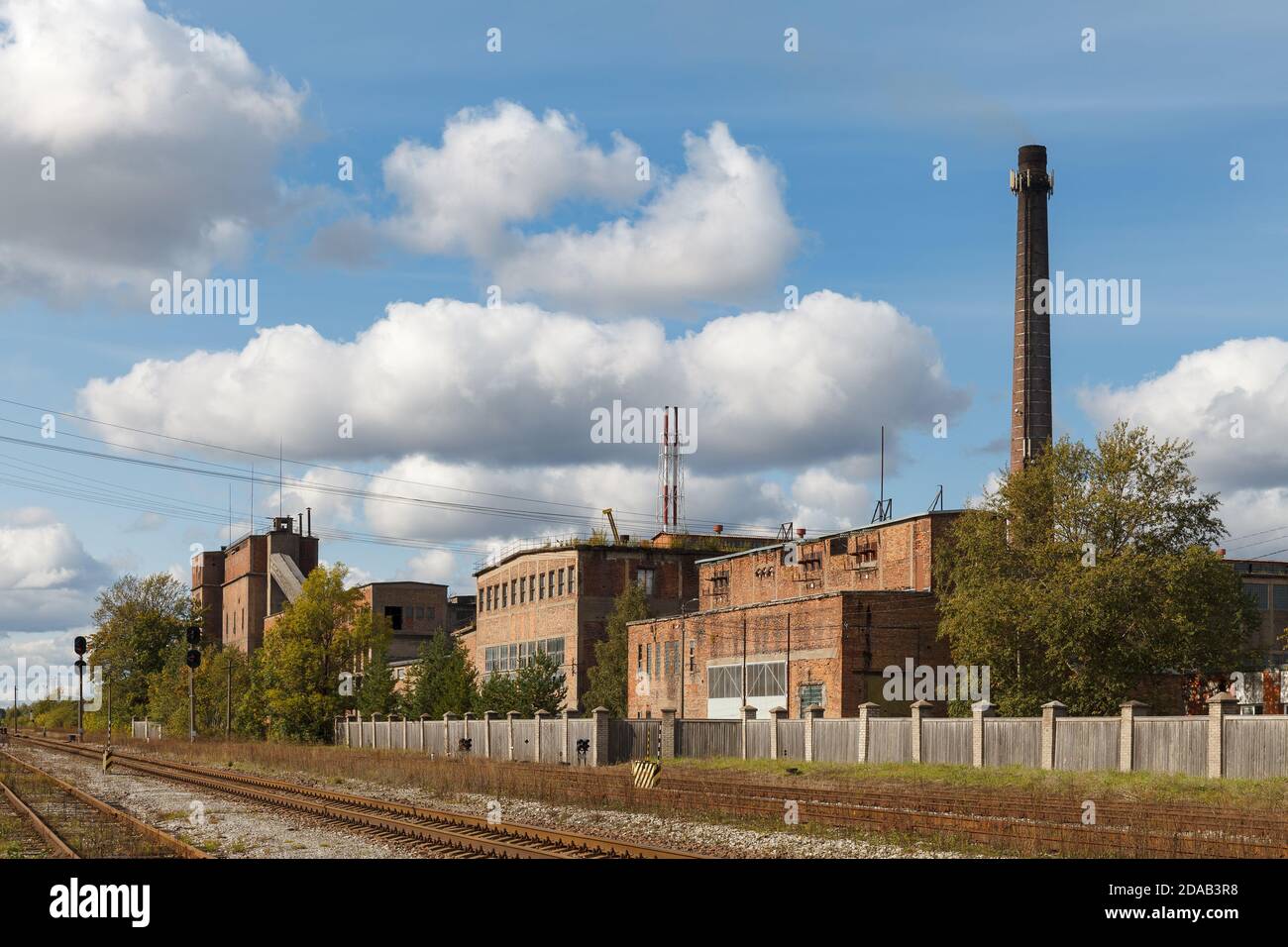 Old chemical factory in Kivioli, Estonia Stock Photo - Alamy