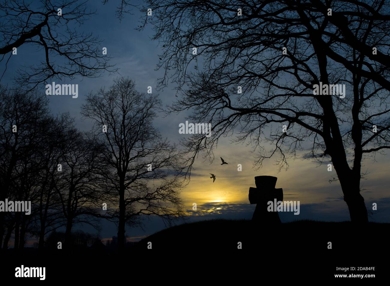 Lonely cross hi-res stock photography and images - Alamy