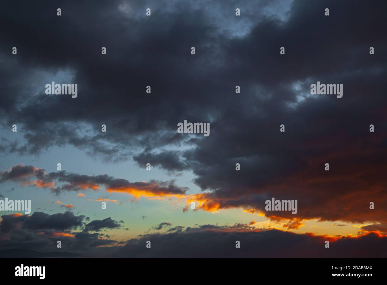 Abstract nature background. Sky with dramatic clouds Stock Photo - Alamy