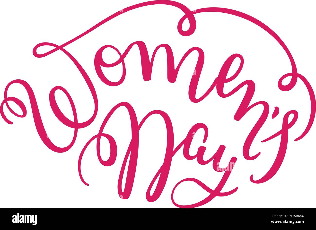 Happy womens day font Cut Out Stock Images & Pictures - Alamy