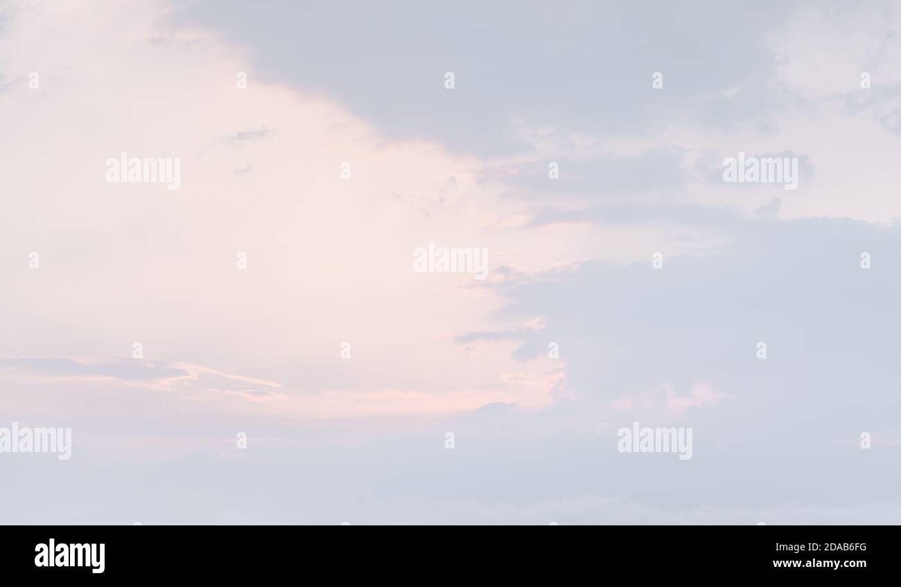 Natural sky background with clouds in light tonality. Abstract nature ...
