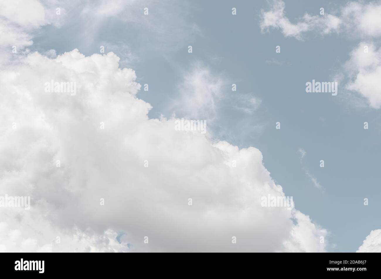 Natural sky background with clouds in light tonality. Abstract nature ...