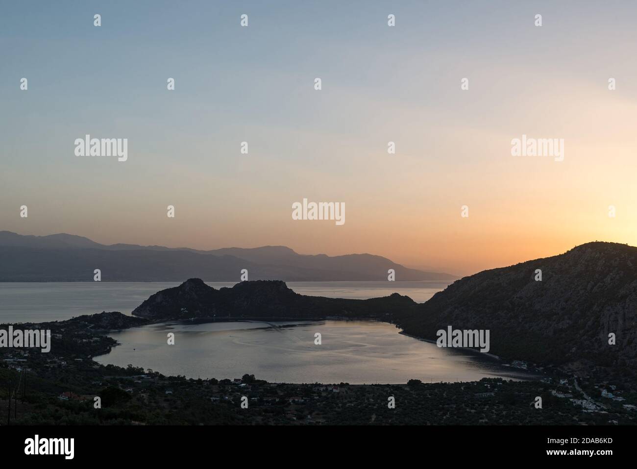 Lake Vouliagmenis - Heraion,Perachora Corinthia Greece Stock Photo - Alamy