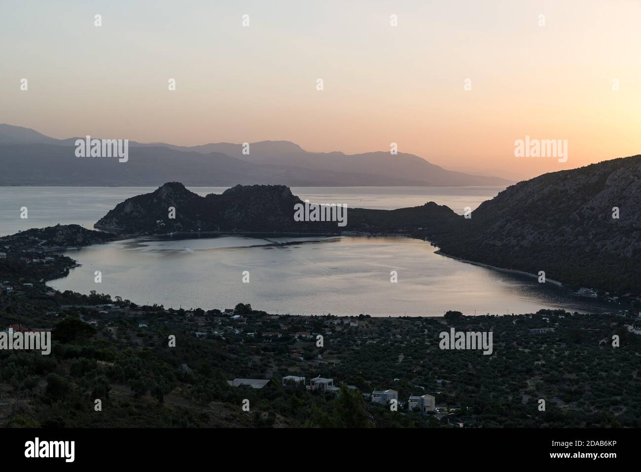 Lake Vouliagmenis - Heraion,Perachora Corinthia Greece Stock Photo - Alamy