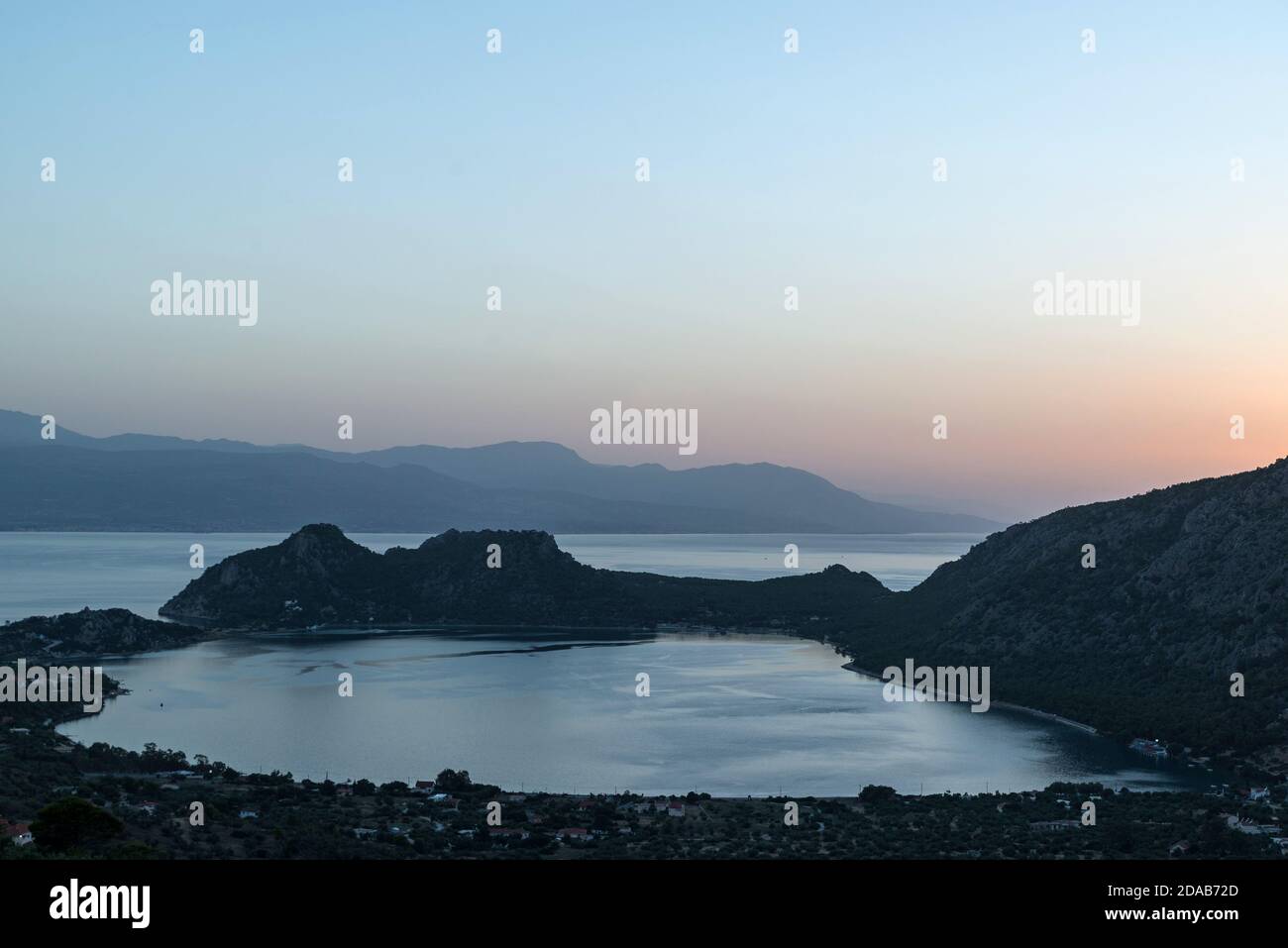 Lake Vouliagmenis - Heraion,Perachora Corinthia Greece Stock Photo - Alamy