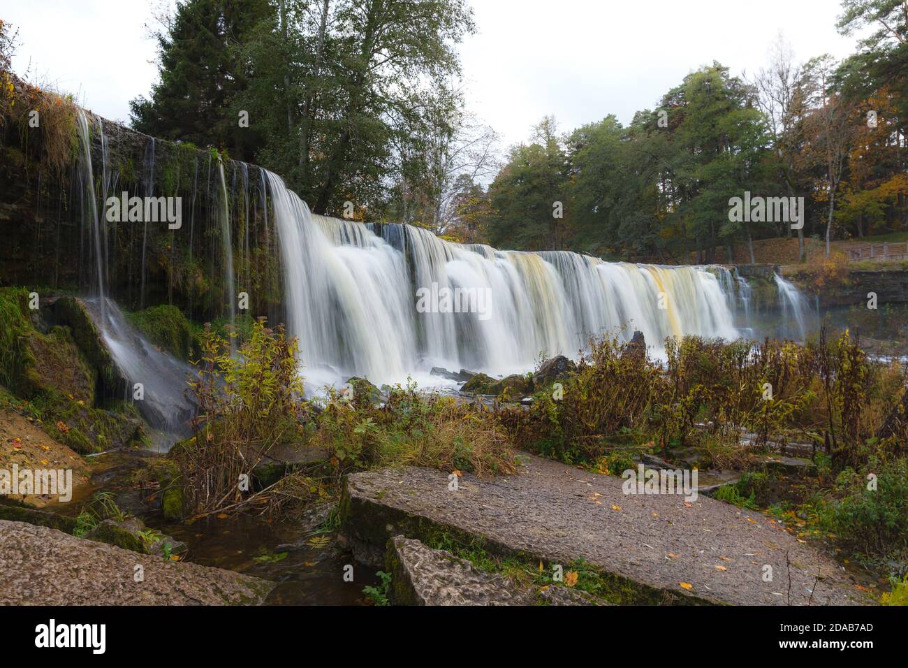 Keila waterfall, one of the most famous in Estonia Stock Photo - Alamy