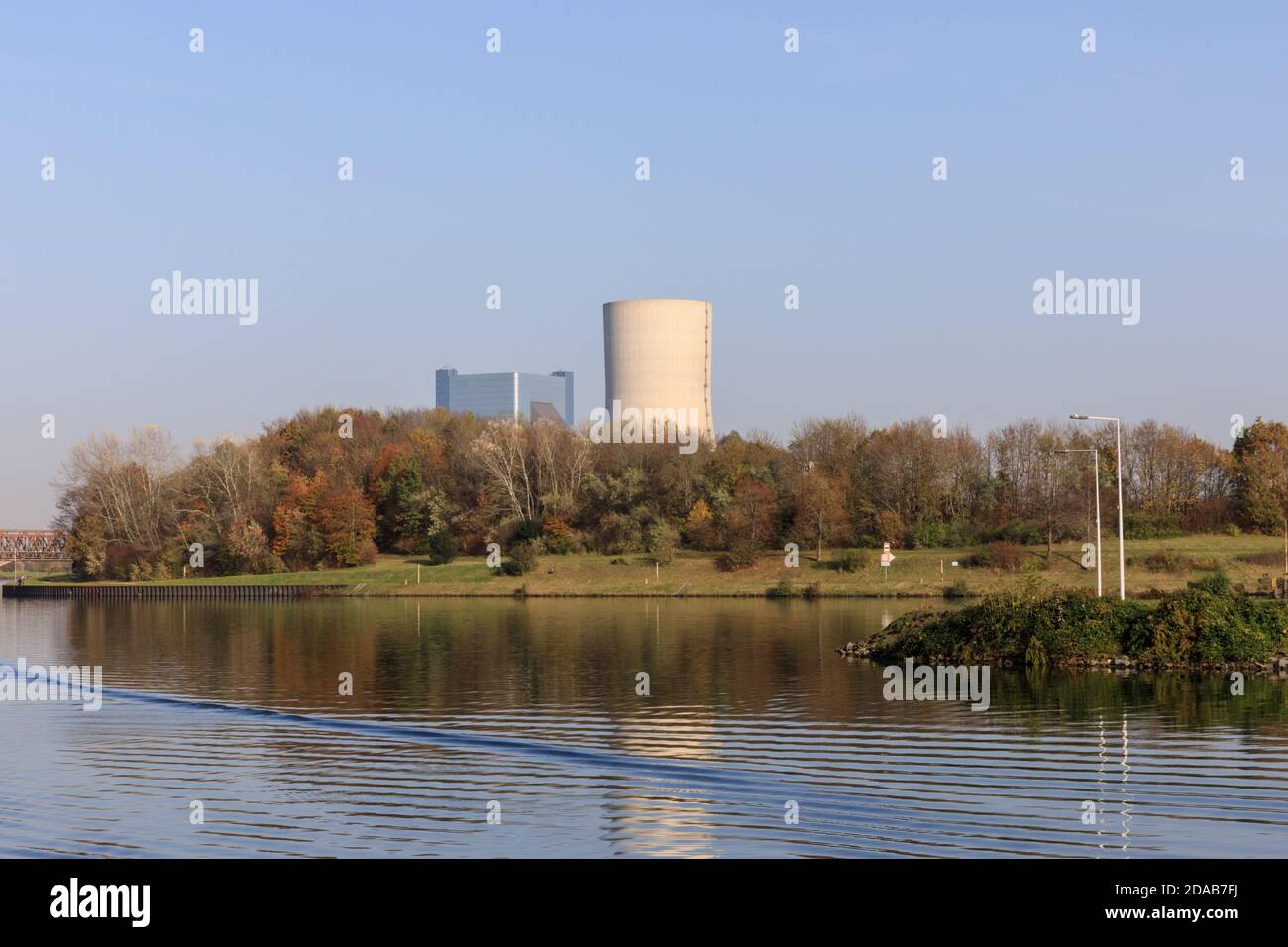Datteln 4 power plant, last coal-fired power plant to be built, seen ...