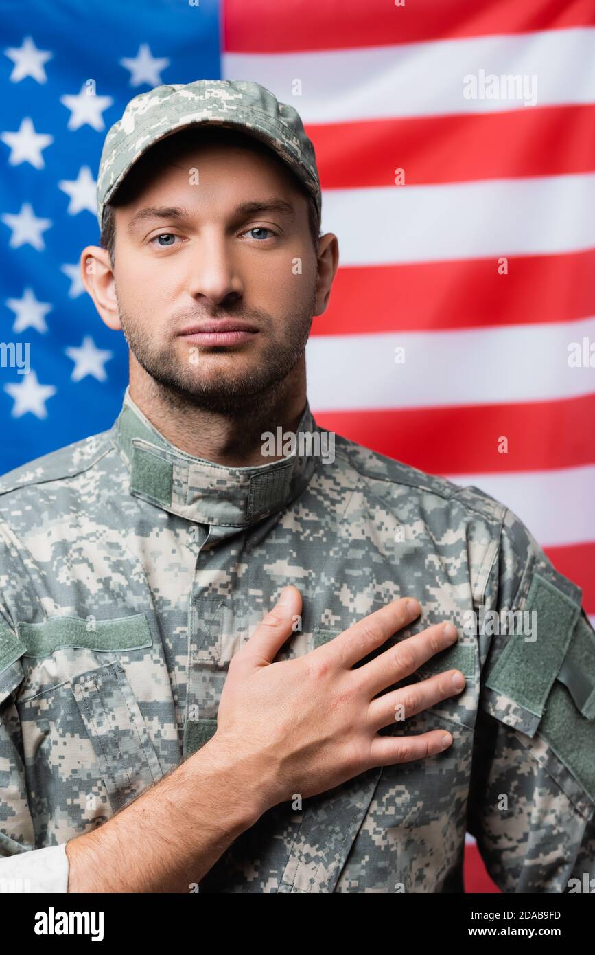 Pledge to american flag hi-res stock photography and images - Alamy