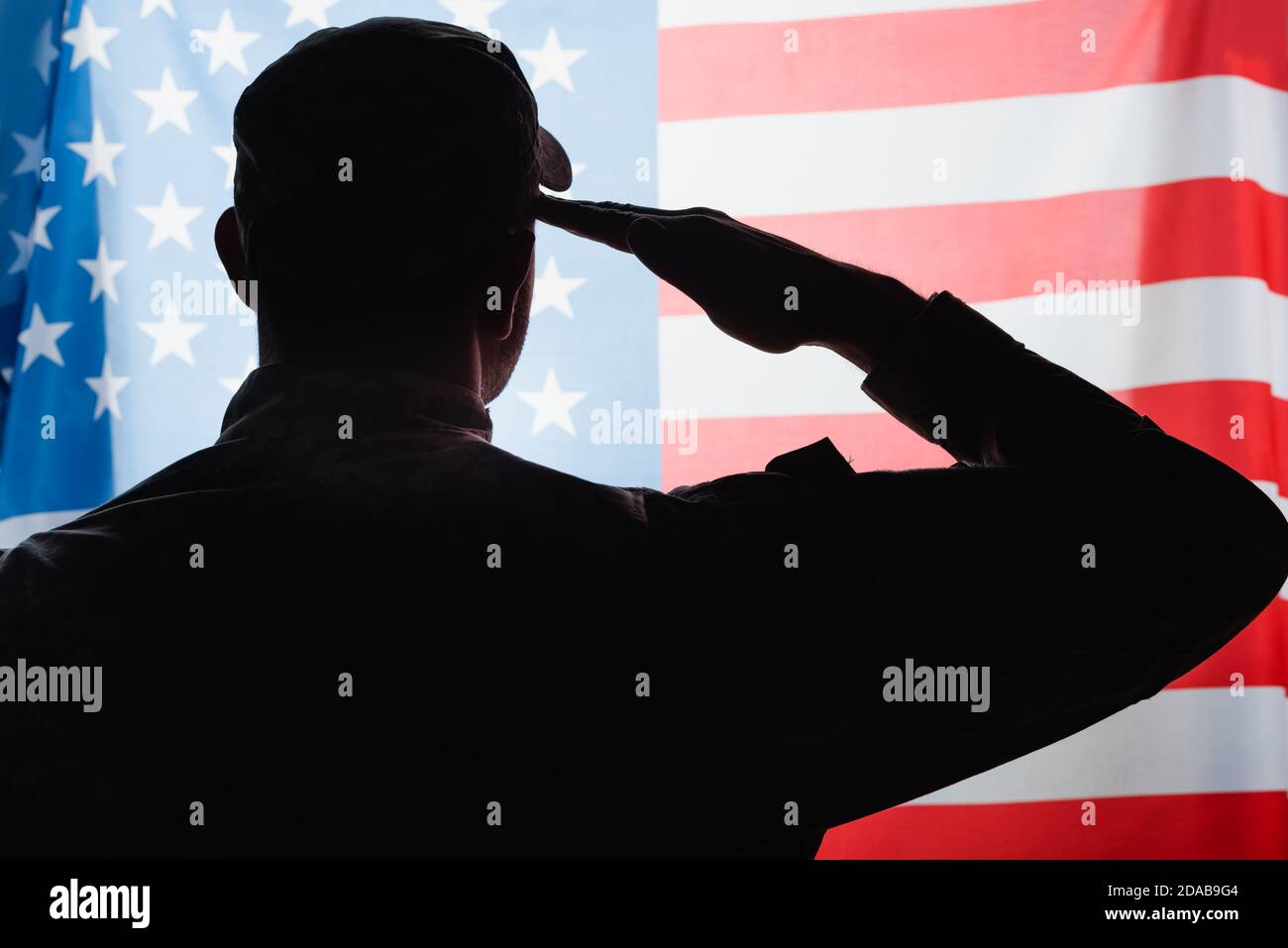 Army man salute hi-res stock photography and images - Alamy
