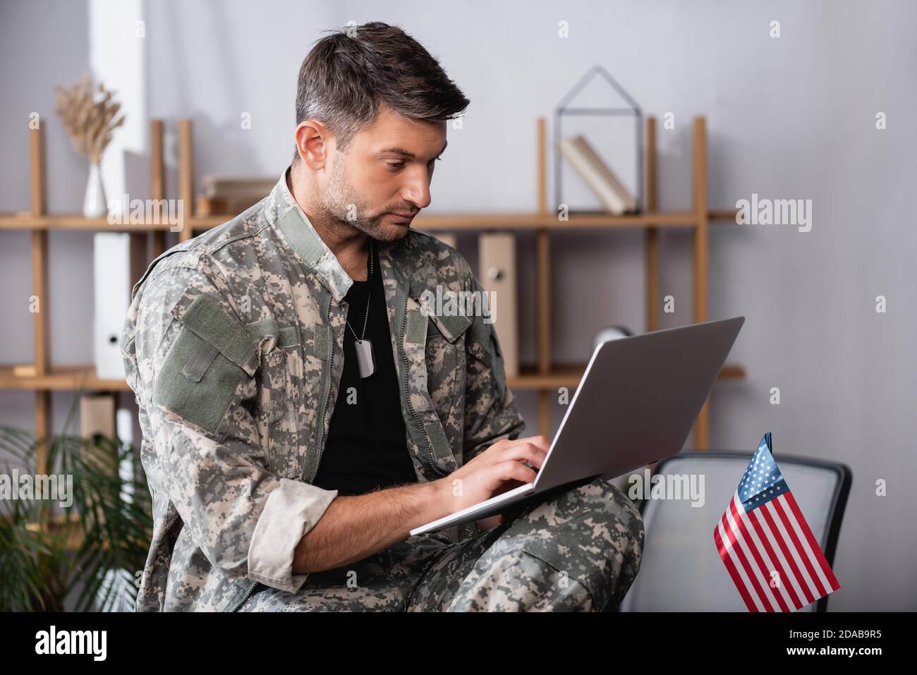 American military communication hi-res stock photography and images - Alamy