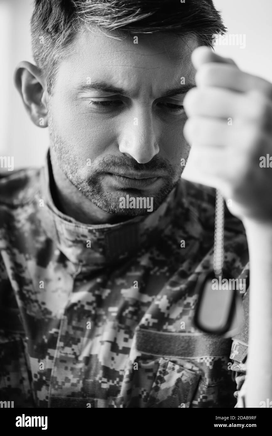 Sad soldier hi-res stock photography and images - Alamy