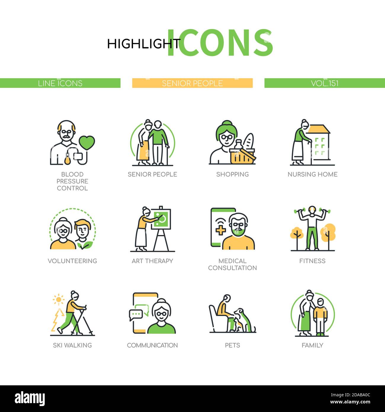 Control icons set outline Stock Vector Images - Alamy