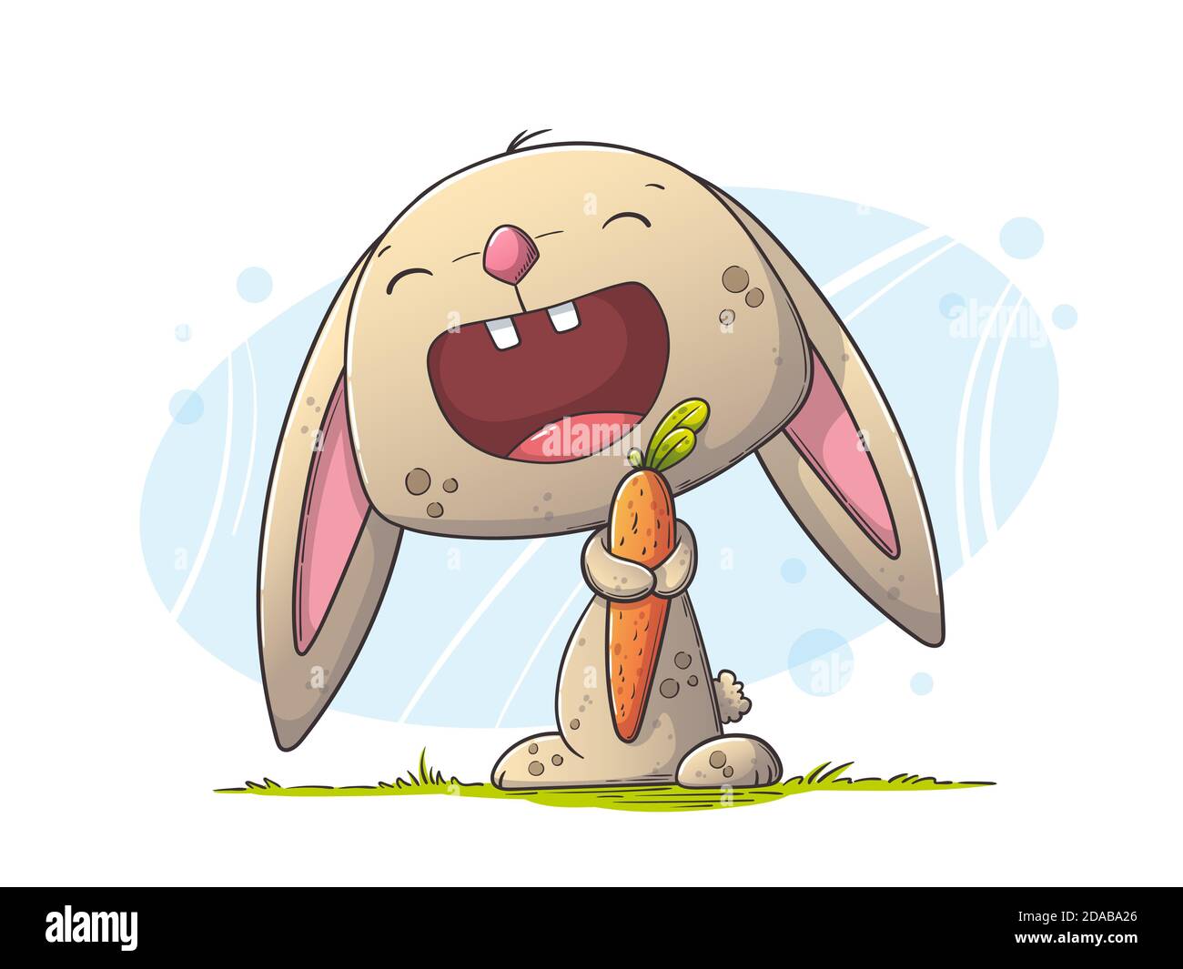 Rabbit and carrot Stock Vector Images - Alamy