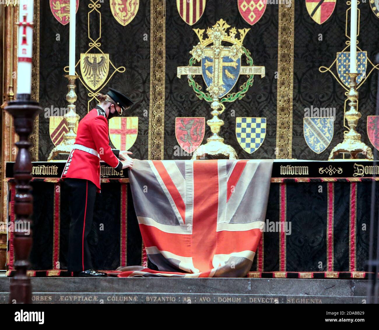 The Padre's Flag, used as an altar cloth by Reverend David Railton ...