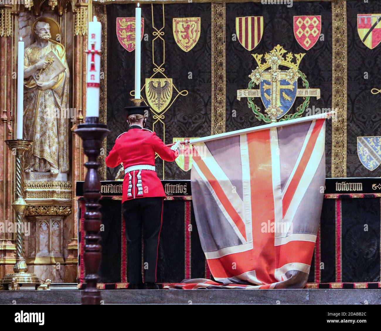 The Padre's Flag, used as an altar cloth by Reverend David Railton ...